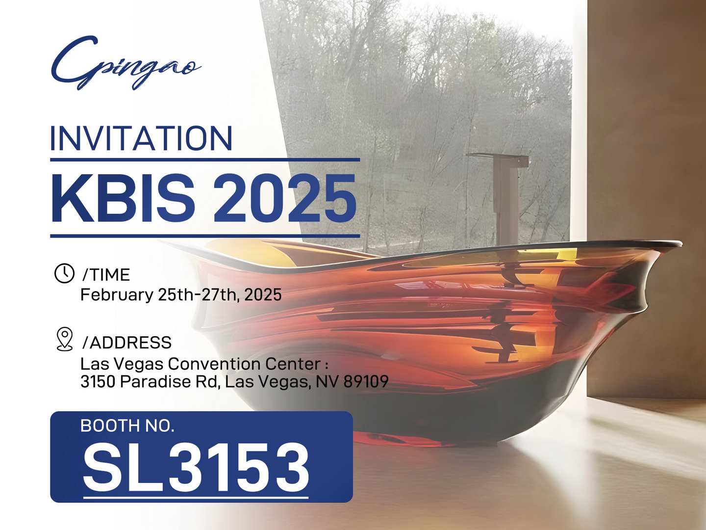 We are waiting for you at KBIS 2025 - cpingao
