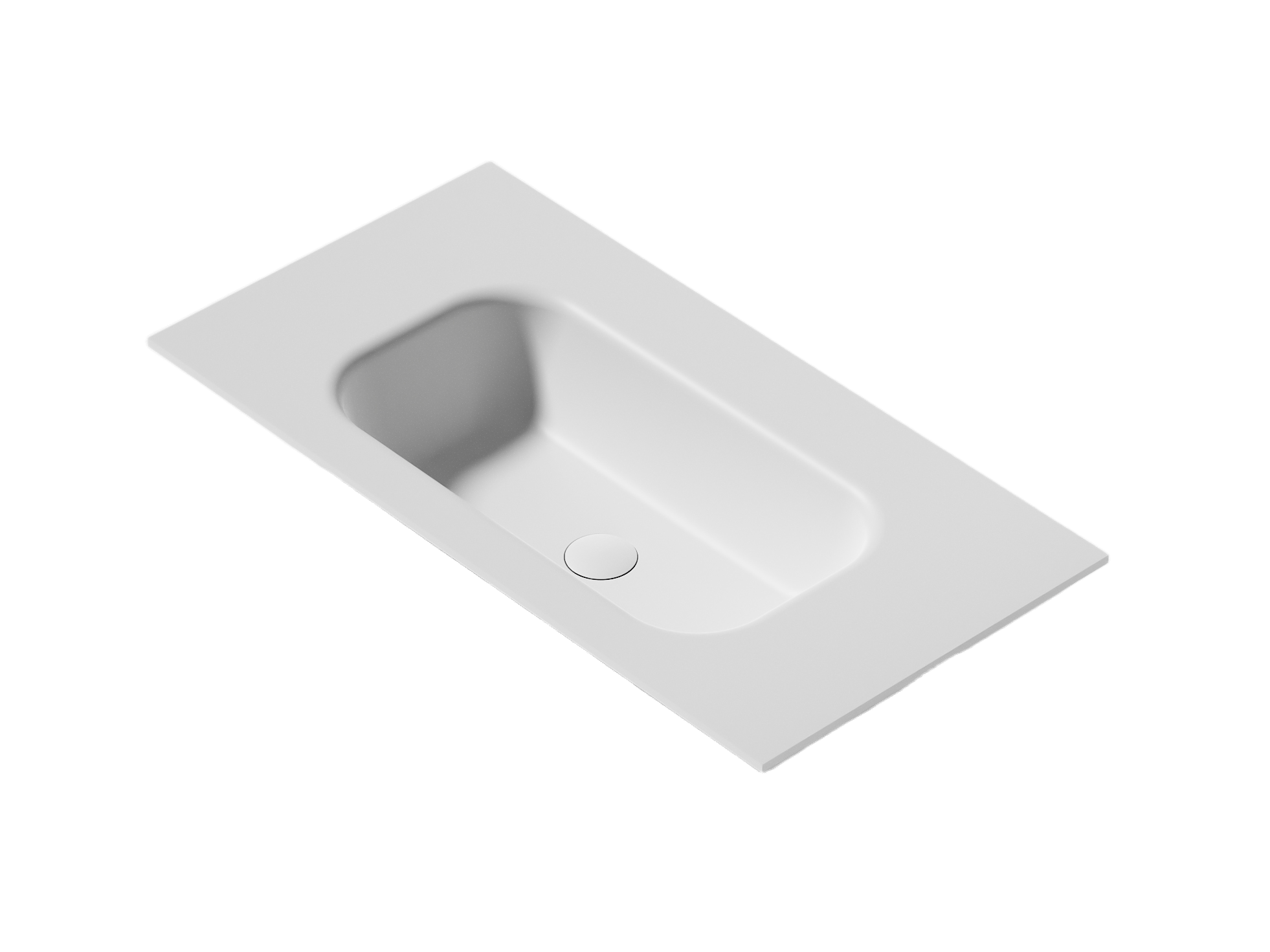 PS-2273 Solid Surface Heating Bending Integrated Cabinet Sink - cpingao